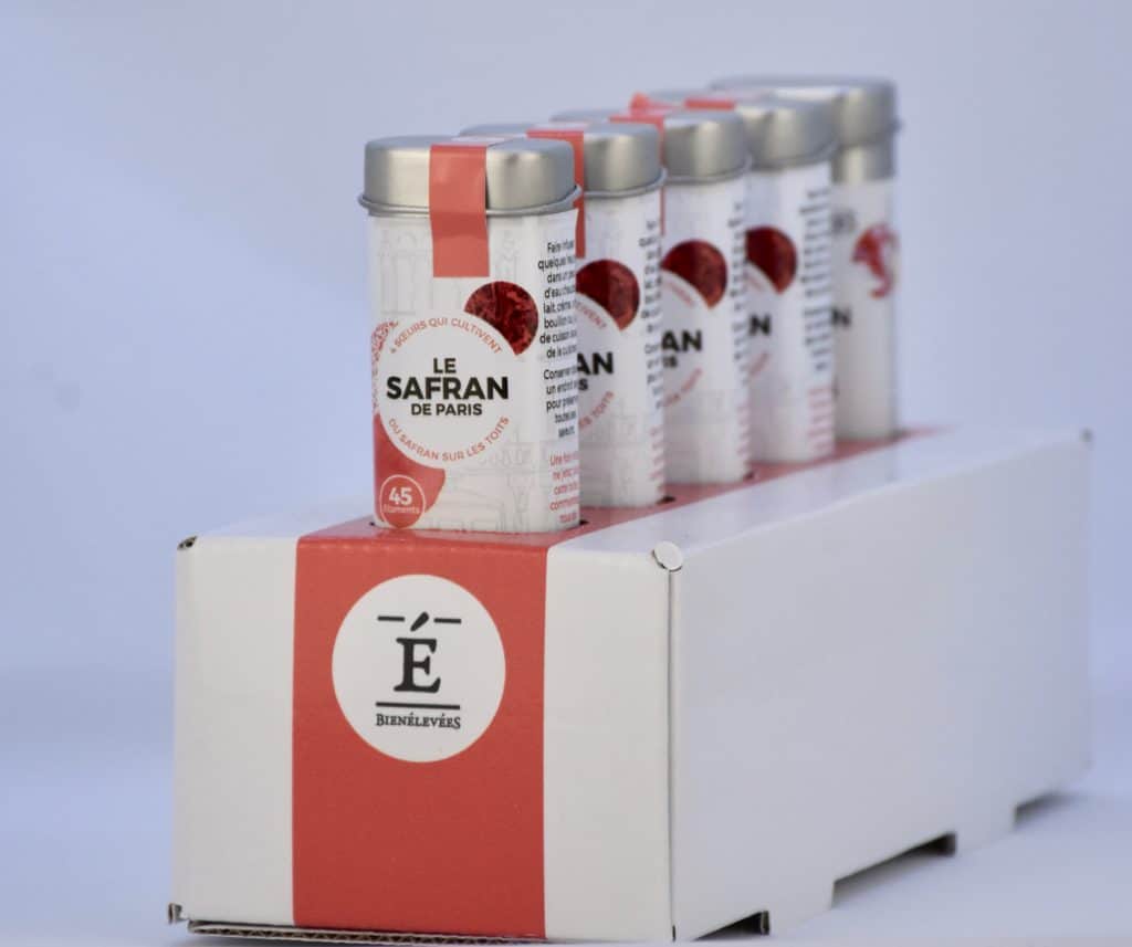 Safran de Paris en boîte métal • BienElevées - Maison d'agriculture urbaine